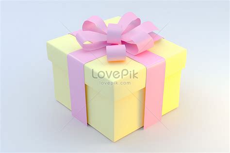 노란색 선물 상자 배경 사진 및 창의적인 일러스트 무료 다운로드 Lovepik