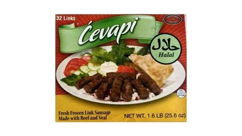 Brother And Sister Beef And Veal Cevapi Sausage 16 Lb Frozen Beef