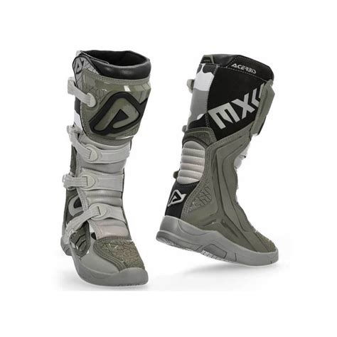 Motocross Boots Acerbis X Team Brown Grey