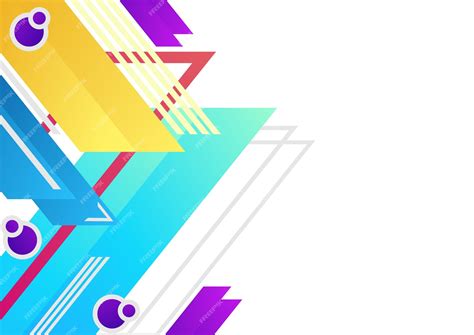 Premium Vector Geometric Abstract Modern Background Design