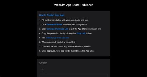Websim App Configuration Generator S