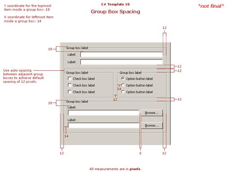 Layout Specifications Windows Forms Microsoft Learn
