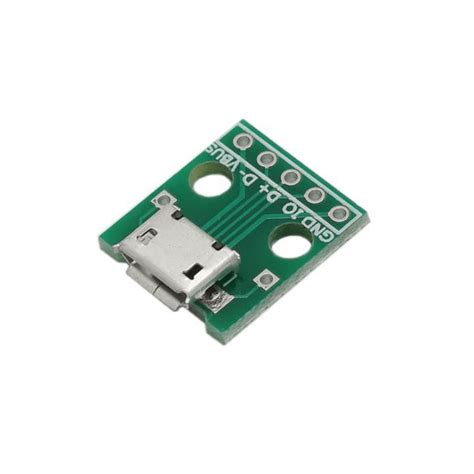 خرید برد تبدیل کانکتور Micro Usb مادگی به Dip 5pin