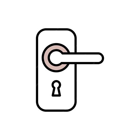 Premium Vector Door Handle Icon Vector Design Template