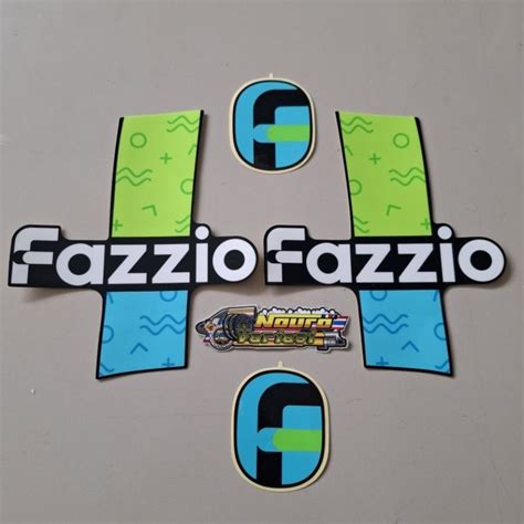 Hijau Striping Yamaha Fazzio 2024 2025 Body Black Green List Quality Body Shopee Philippines