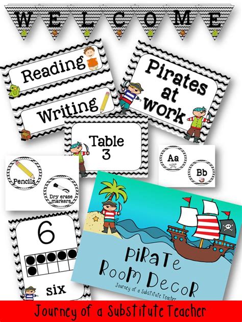 Pirate Room Decor Pack Pirate Theme Classroom Pirate Classroom Pirate Room