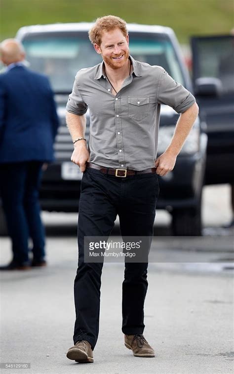 Prince Harry Visits The Blair Project At The Three Sisters Raceway