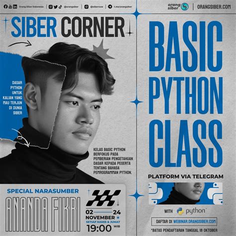 Form Pendaftaran Basic Python Class Orang Siber