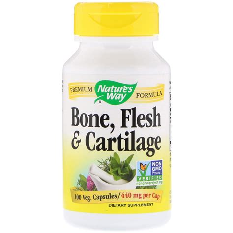 Natures Way Bone Flesh And Cartilage 440 Mg 100 Veg Capsules Byclue