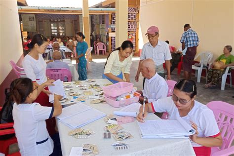ကံမမြို့ ပြည်သူ့ဆေးရုံ၌ အငြိမ်းစားဝန်ထမ်းများအား မကူးစက်နိုင်သောရောဂါများ ရှာဖွေစစ်ဆေးခြင်းနှင့