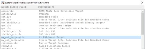 Customize System Target Files