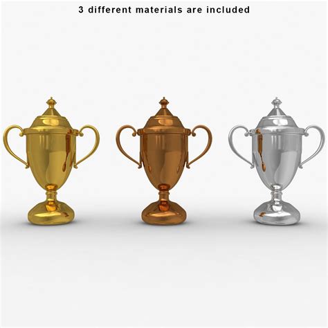 트로피 컵 9 3d 모델 9 Max Fbx Obj 3ds Free3d