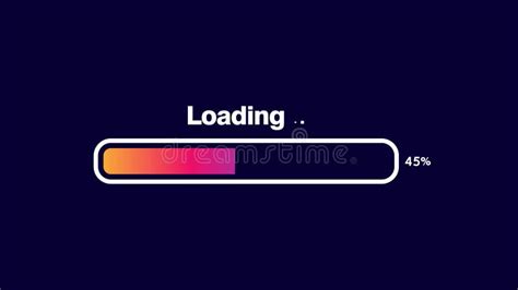Futuristic Progress Loading Bar Stock Video Video Of Symbol Modern