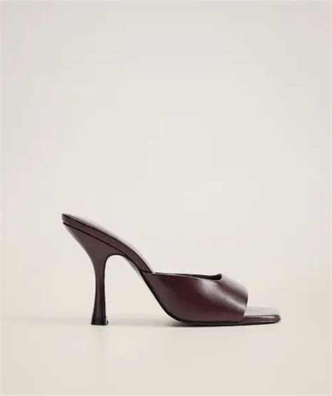 Ексклюзивні шкіряні шльопанці Mango — цена 2680 грн в каталоге Сандалии Купить женские вещи по