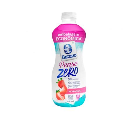 Iogurte Líquido Batavo Pense Zero Morango 1 15kg