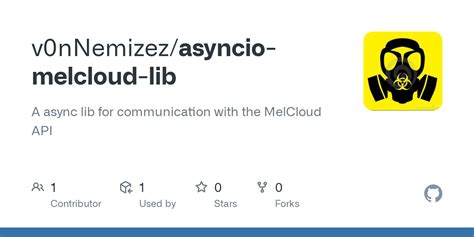 github v0nnemizez asyncio melcloud lib a async lib for communication
