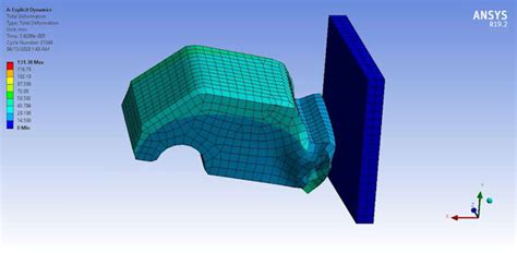 make explicit dynamics analysis using ansys or solidworks by ahmed