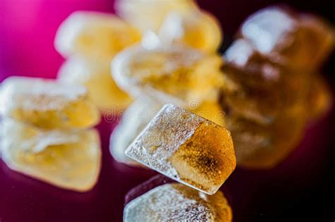 Detail Brown Sugar Rock Candy Kandis On A Neutral Background Stock Image Image Of Rock