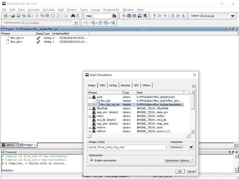 16fpga点亮流水灯modelsim手动添加仿真用modelsim做楼道触摸延时灯 Csdn博客
