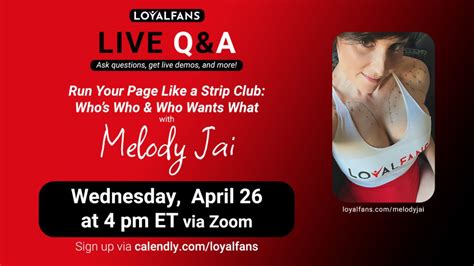 Run Your Page Like A Strip Club With Melody Jai Loyalfans