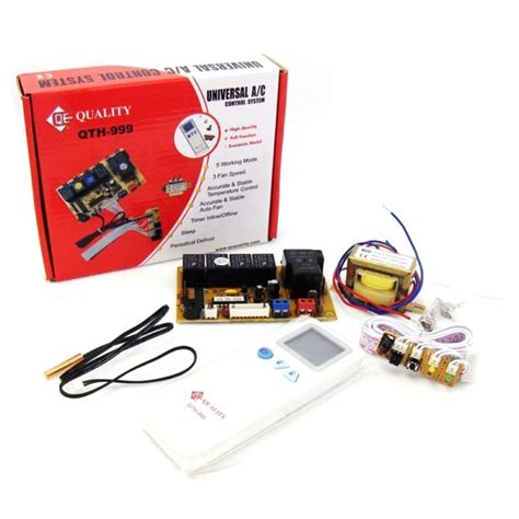Qe Universal Mini Split Control 110 220 V Board W Remote Transformer 3 Speeds Cedars Hvac