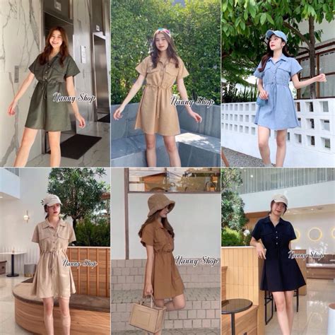 New🍁camping ชุดแคมป์ปิ้งผู้หญิงแบบกระโปรง ชุดเดรส มินิเดรสชุดแค้มปิ้ง ชุดเดินป่า ชุดเซทกางเกง