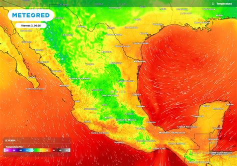 Mapa De Clima De Mexico 845x709
