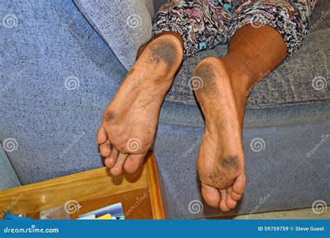 Dirty Feet Stock Image 24059281