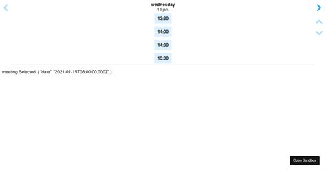 Vue Meeting Selector Ex Forked Codesandbox