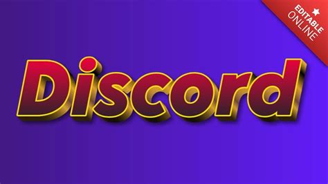 Discord 3d Red Font Style Text Effect Generator
