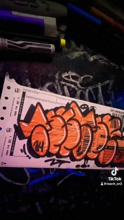 Orange Throwie Graffiti Graff Fypシ Taggingtagginggraffitithrowies