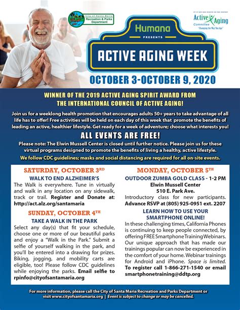 Active Aging Week 2020