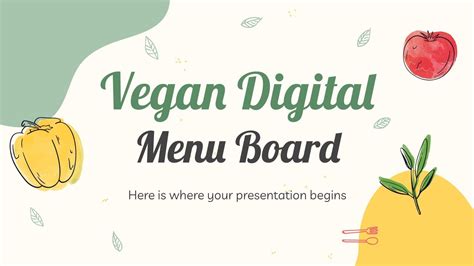Free Google Slides PPT Templates About Veganism