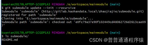如何在gitlab中使用子模块gitlab 子模块 Csdn博客