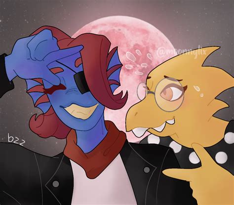 Undyne And Alphys For The Lesbian Visibility Day