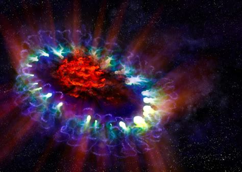 Alma Views The Remains Of Supernova 1987a