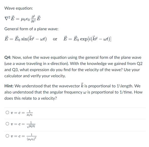 Solved This Activity Should Show You How To Solve The Wave Chegg Com