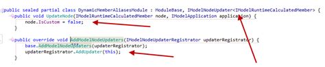 Dynamic Member Aliases From Application Model