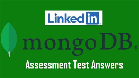 mongodb linkedin assessment answers linkedin quiz 2024