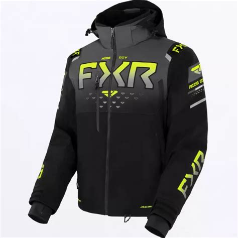 Fxr Mens Helium X 2 In 1 Snowmobile Jacket Hydrx Pro Shell Black