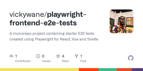 github vickywane playwright frontend e2e tests a monorepo project containing starter e2e
