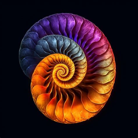 Premium Ai Image Fibonacci Sequence Flower Look Evolution Generative Ai