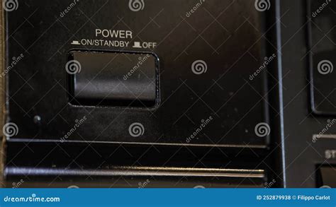 Power Button Press Stock Footage Video Of Electrical