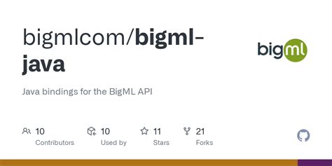 Github Bigmlcombigml Java Java Bindings For The Bigml Api