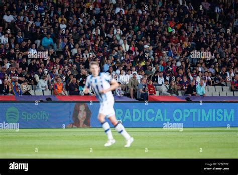 Barcelona Spain Th May Radical Optimism Dua Lipa S New Album Shown In The Banner