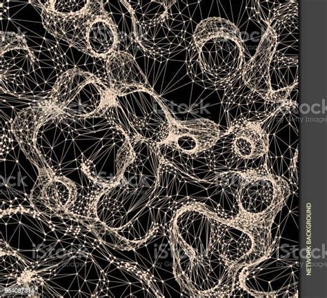 격자 구조입니다 과학 또는 기술 배경 그래픽 디자인입니다 3 차원 격자 표면입니다 추상적인 벡터 일러스트입니다 0명에 대한 스톡 벡터 아트 및 기타 이미지 Istock