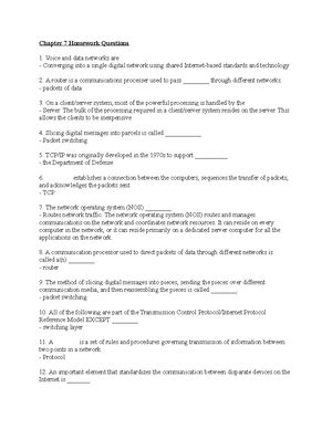 CIS Notes Next Week Is Assignment Four For Comma Separated Questions April Th Class Is