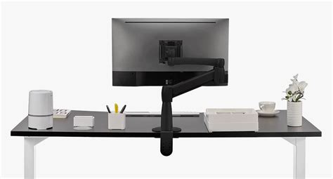 Human Solution Adjust Monitor Height And Alignment With Uplift Monitor Arms Milled
