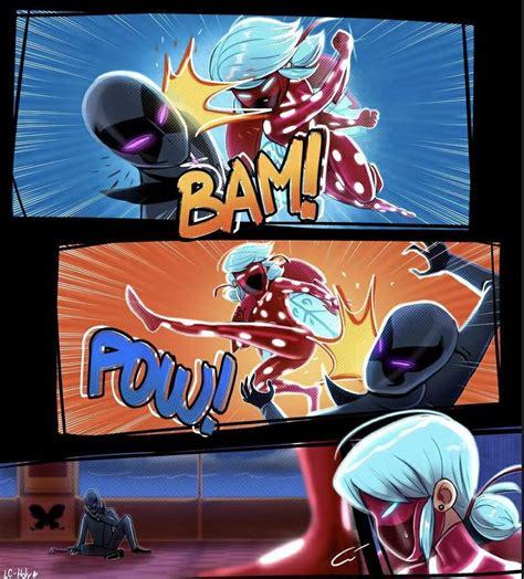 Comic Astro Cat E Cosmo Bug X Hawk Moth ─ Miraculers Stúdio Miraculous Ladybug Amino