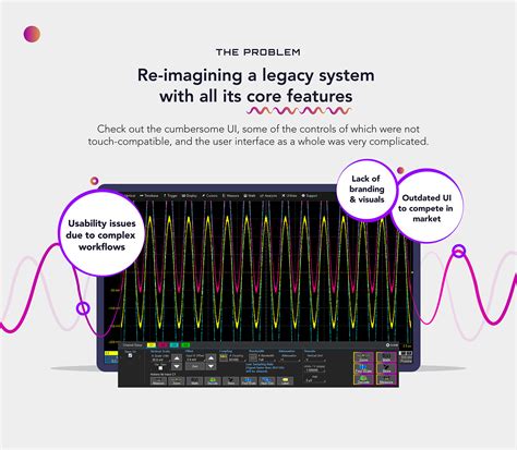 Oscilloscope Ui Redesigned For Touch Interface On Behance